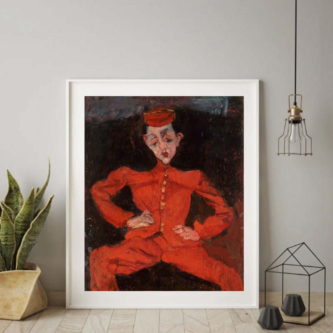 Chaim Soutine: "bellboy" Extremely Rare Print, Painting Circa 1925 ...