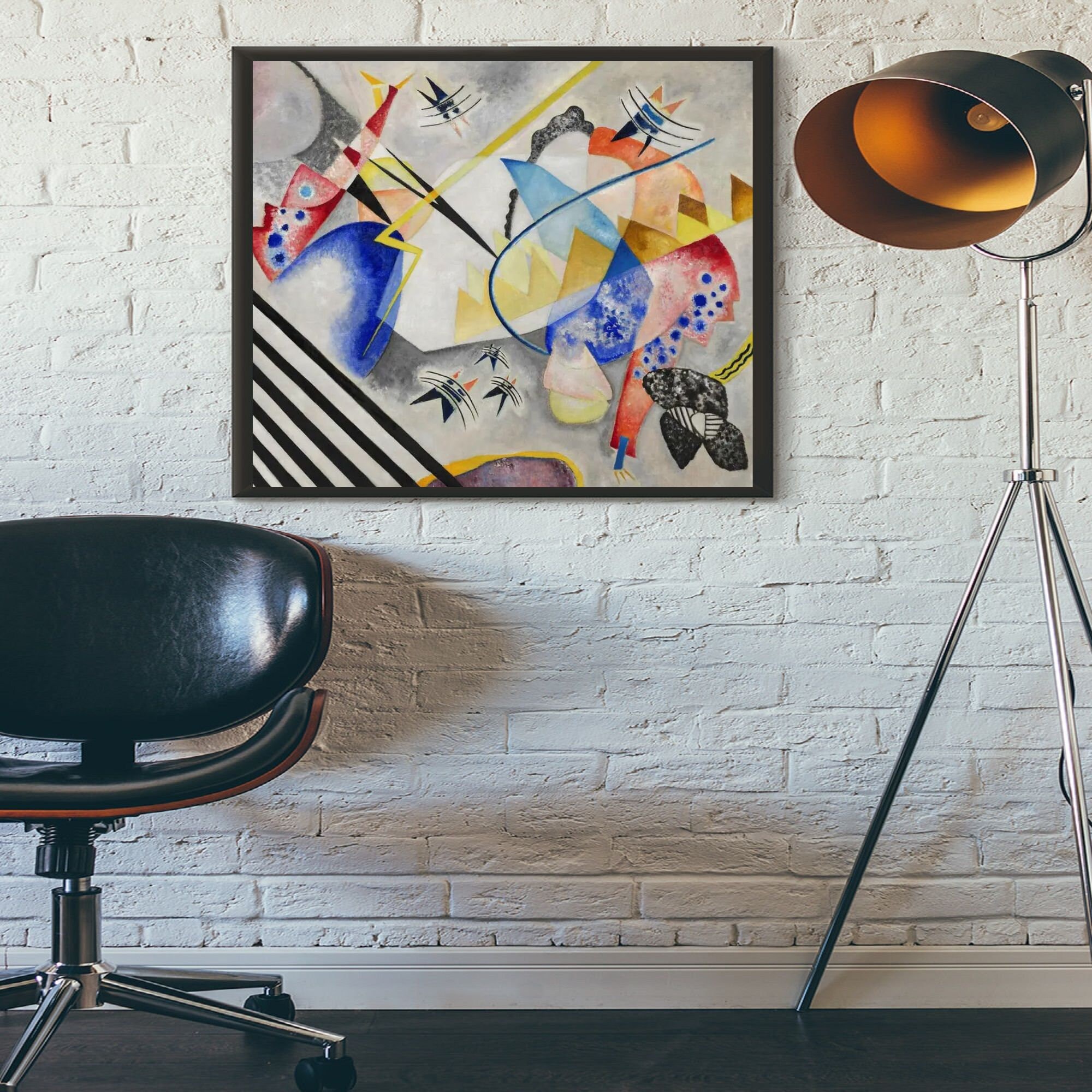 Kandinsky: white Center Extremely Rare Print Painting 1921 Printable ...