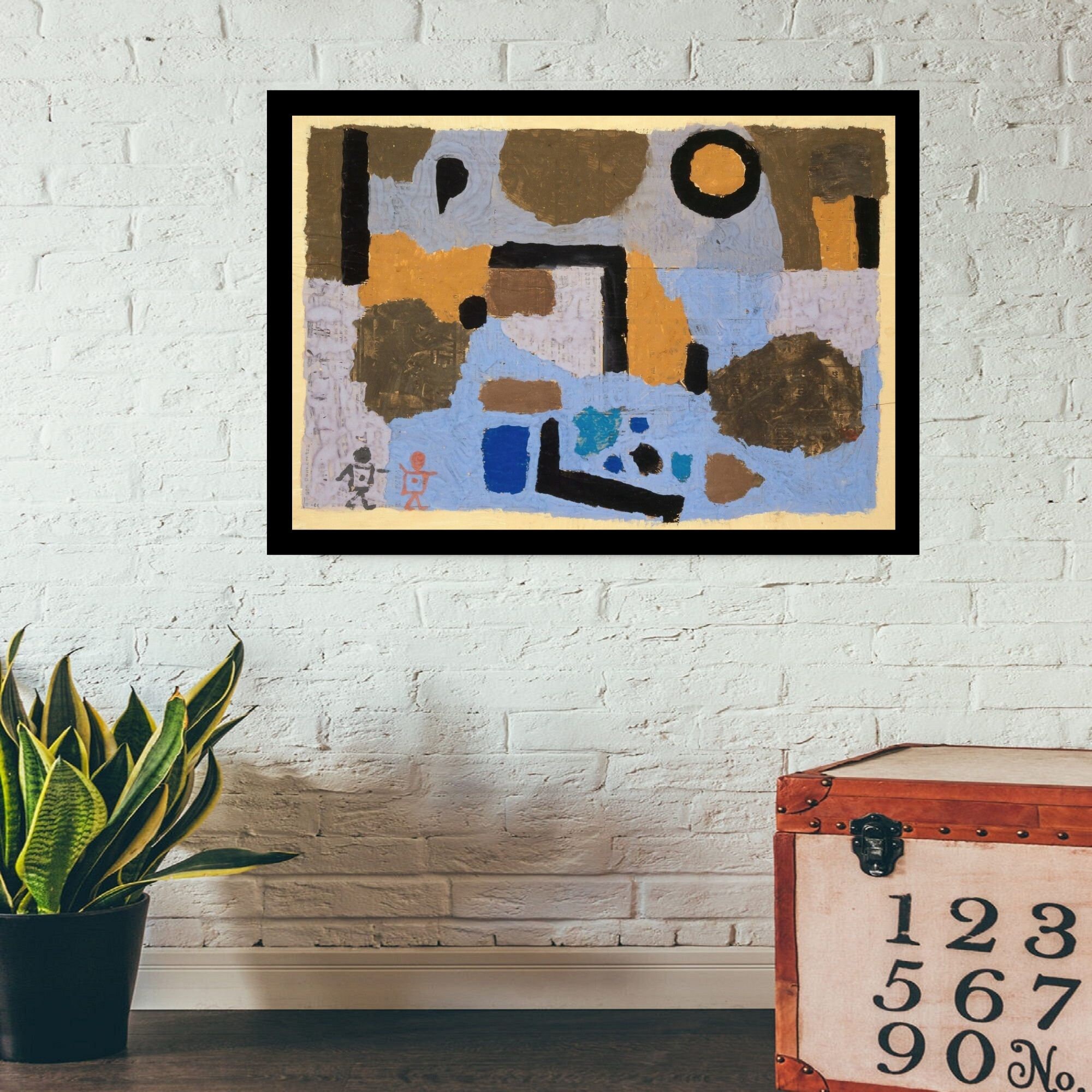 Paul Klee with the Two Lost Ones Extremely Rare Print Painting 1938 ...