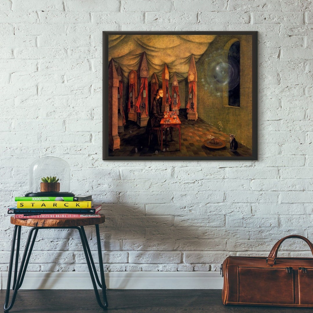 Remedios Varo: "revelation (the Watch)" Extremely Rare Print; Painting ...
