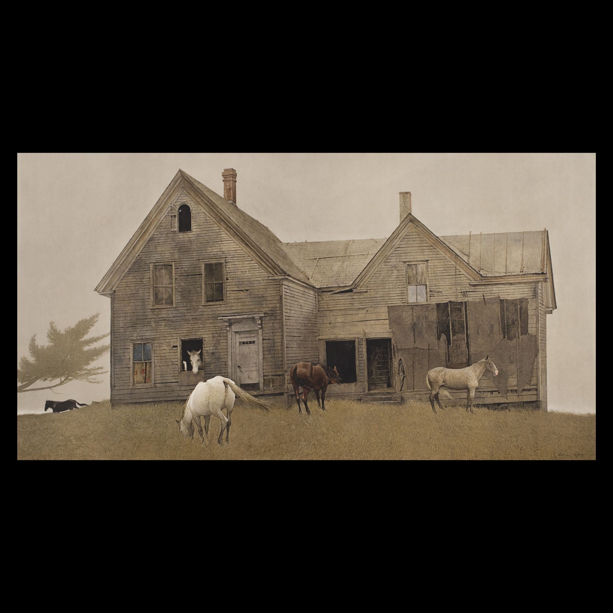 Andrew Wyeth "open House" Extremely Rare Print; Painting 1980 ...