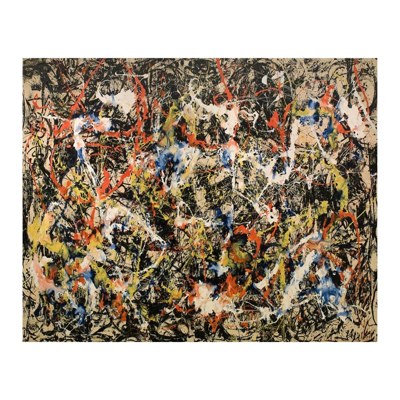 Jackson Pollock “pollock Series I" Extremely Rare Prints; Printable Art ...
