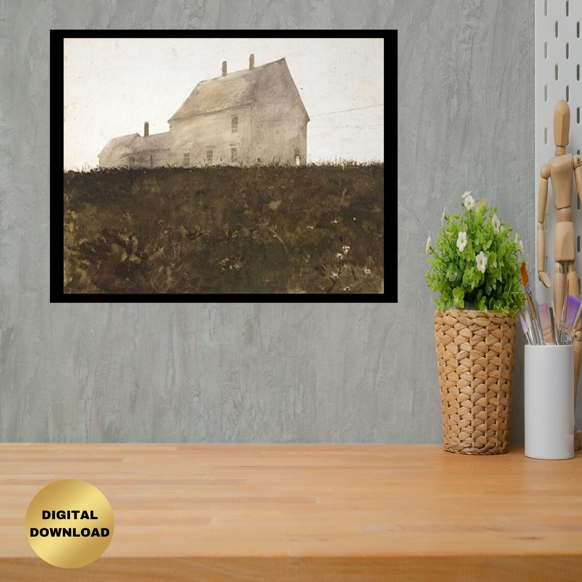Andrew Wyeth set Number 1 Very Rare Prints Printable Art, Digital Art ...