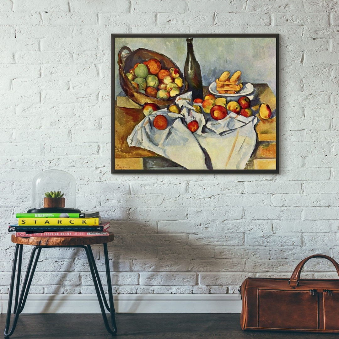 Paul Cezanne: "the Basket of Apples" Extremely Rare Print, Painting ...