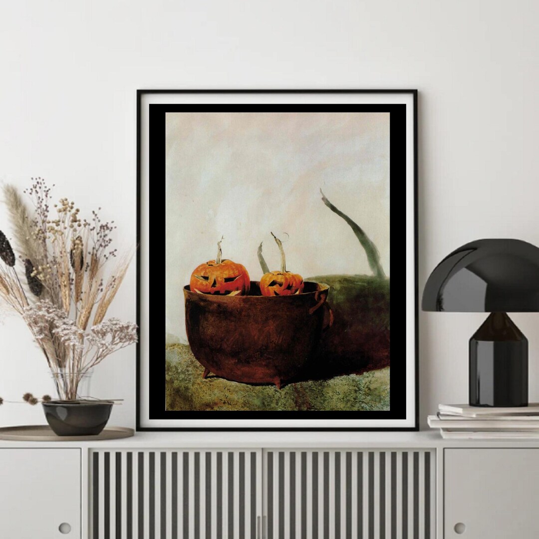 Jamie Wyeth "pumpkin Pot" Very Rare Print; Painting 1978; Printable Art ...
