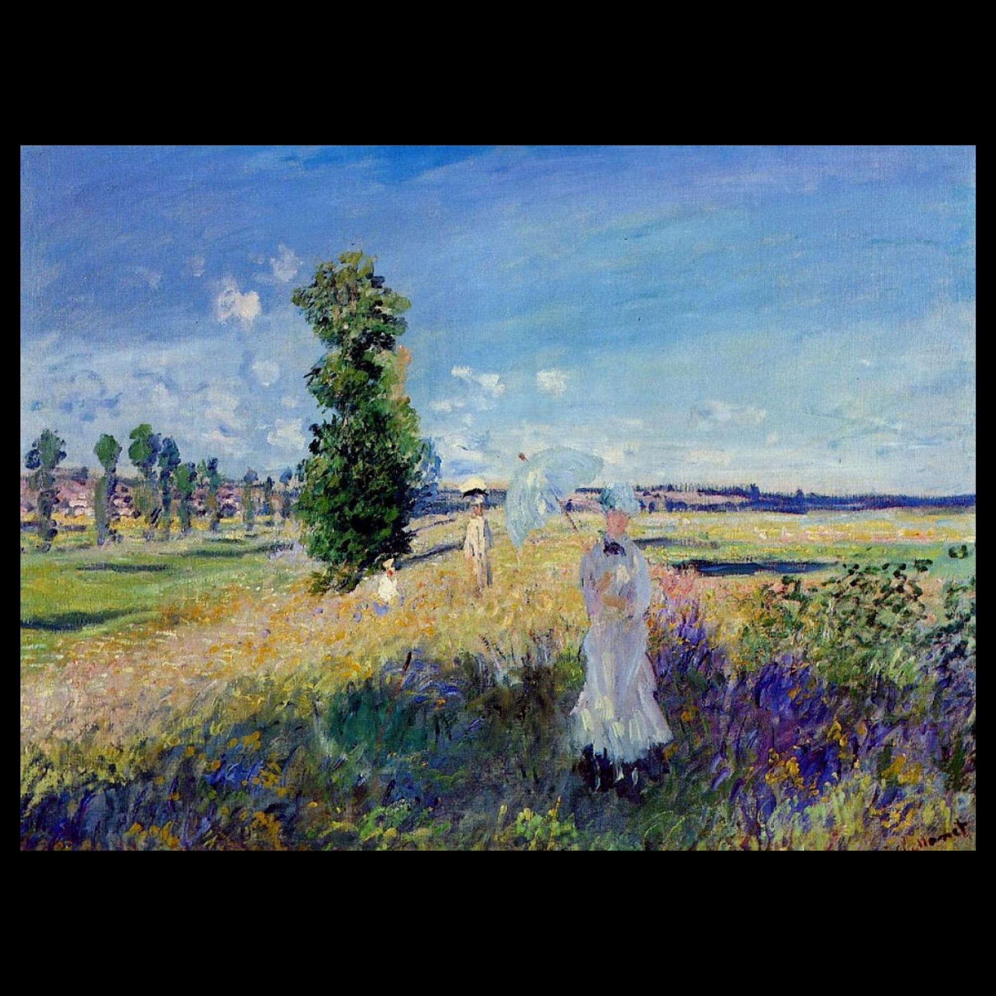 Claude Monet: the Promenade Extremely Rare Print Painting 1875 ...