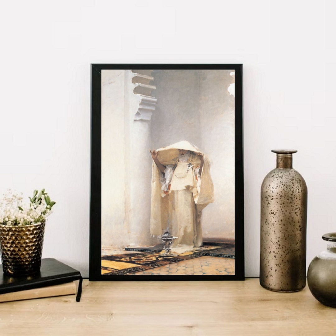 John Singer Sargent "gray Amber Smoke" Extremely Rare Print; Painting ...