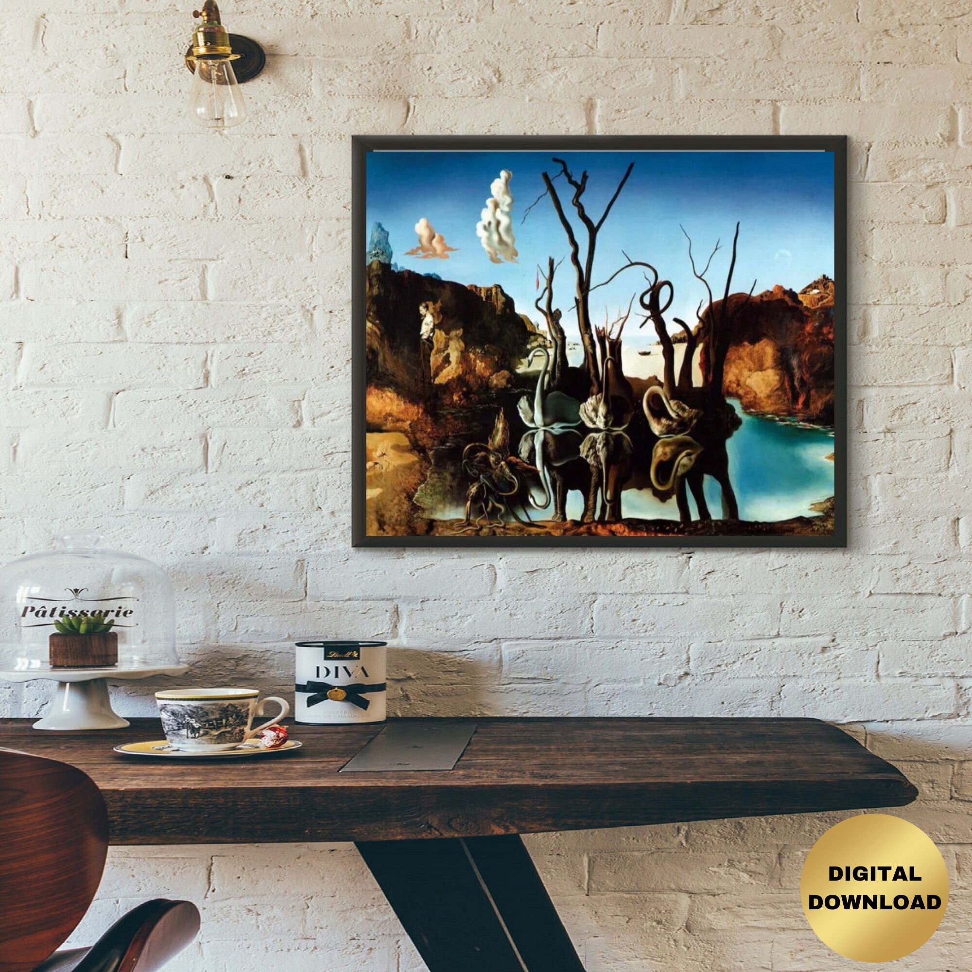 The Elephants Salvador Dali 1961