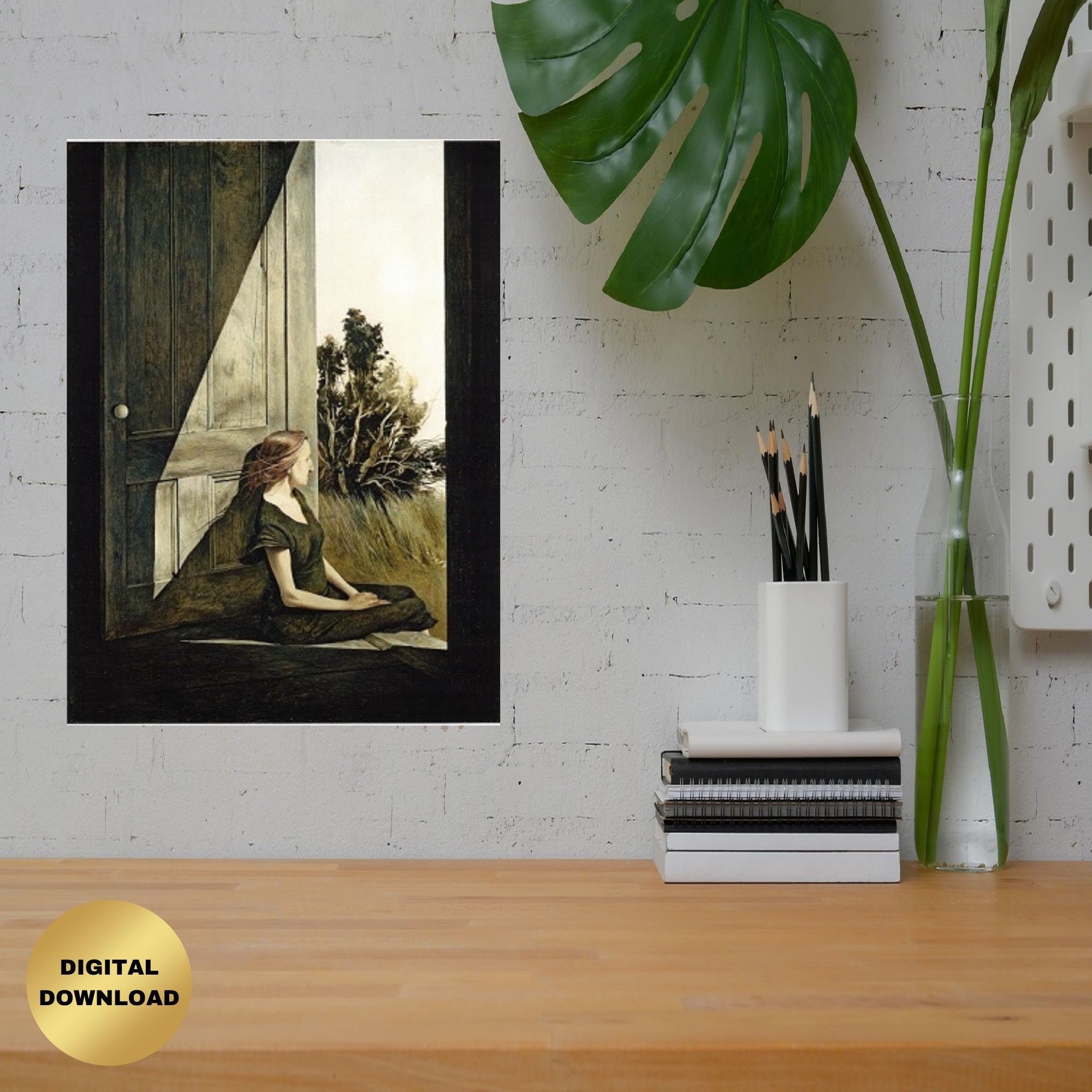 Andrew Wyeth christina Olson Very Rare Print Painting 1947 Printable ...