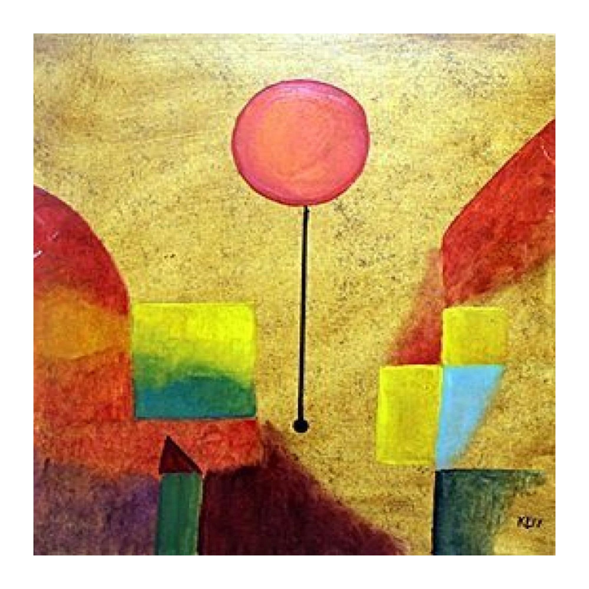 Paul Klee red Balloon Extremely Rare Print Painting 1922 Printable Art ...