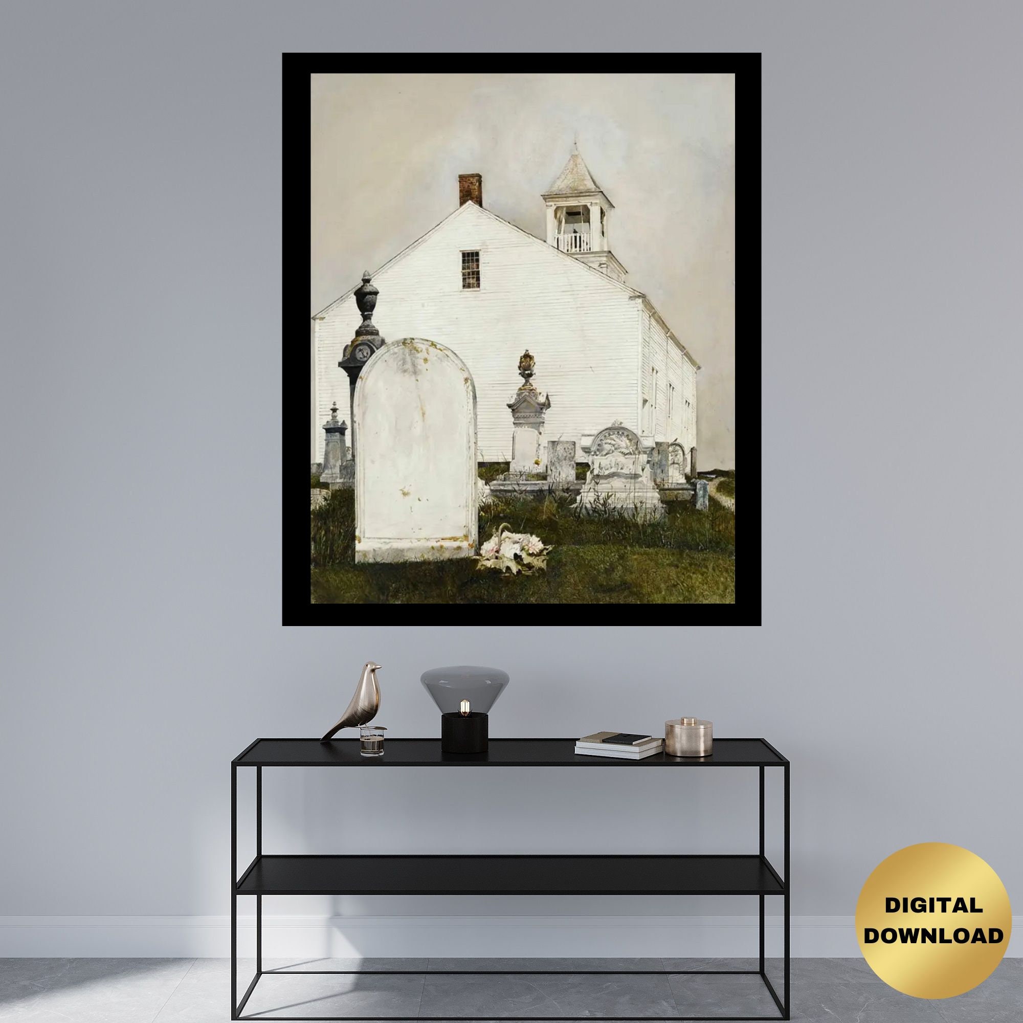 Andrew Wyeth "perpetual Care" Extremely Rare Print; Painting 1961 ...