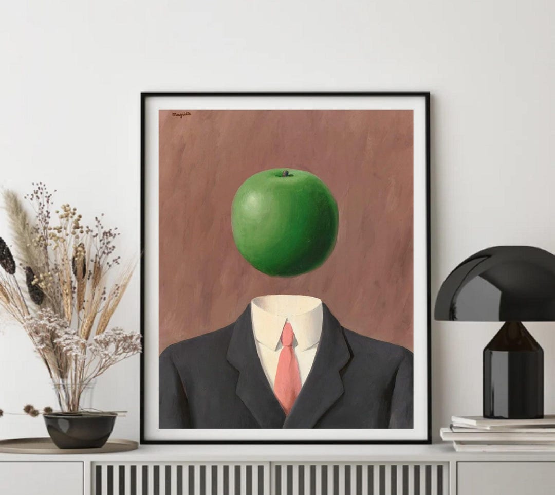 Rene Magritte: "the Idea" Extremely Rare Print; Painting 1966 ...