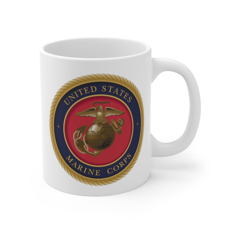 Custom Mug USMC Coffee Cup Gift Idea Custom Cup USMC Gift for Him or ...