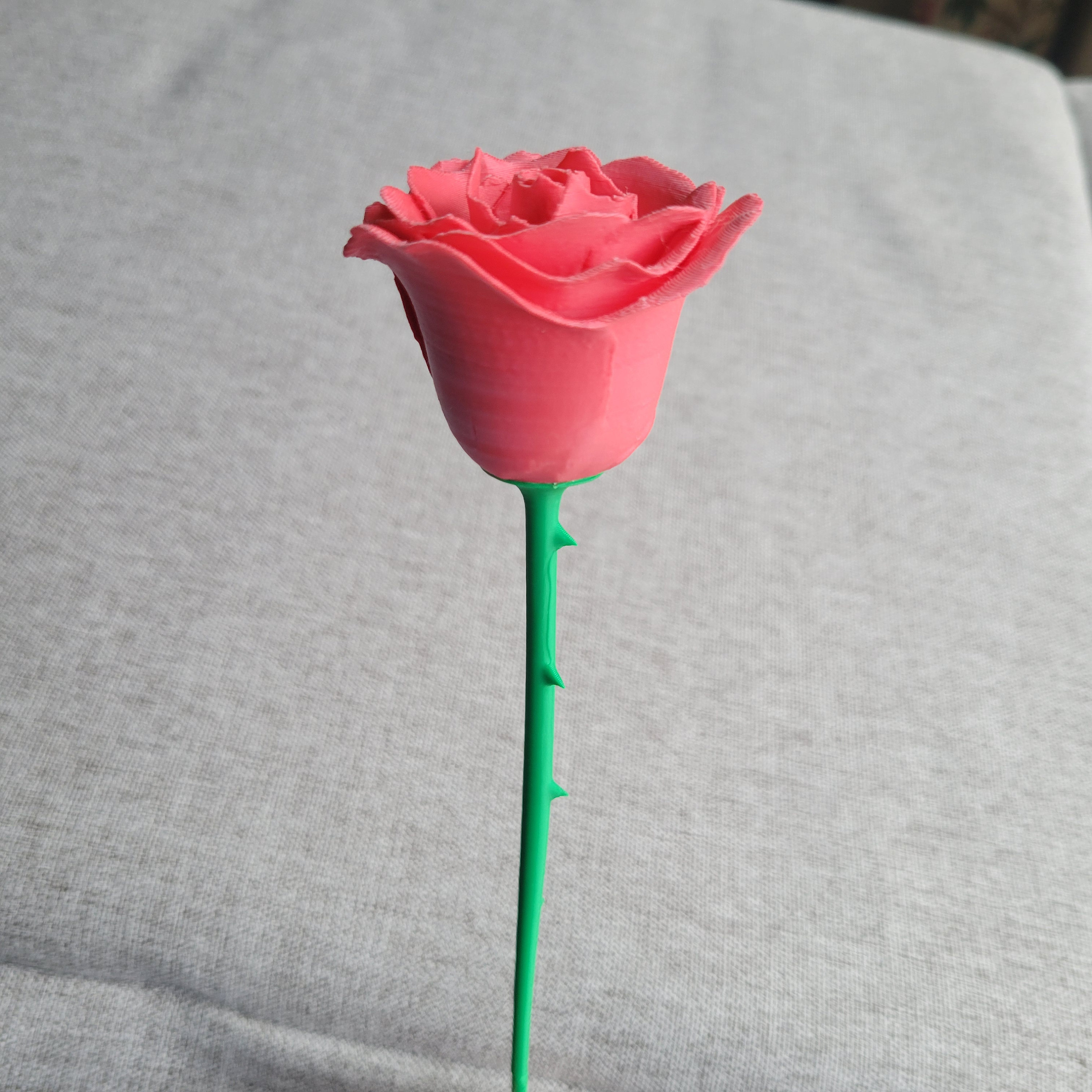 3D Printed Rose Flower! - Final Rose - Forever Rose - Custom Colors ...