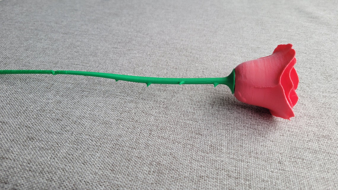 3D Printed Rose Flower! - Final Rose - Forever Rose - Custom Colors ...