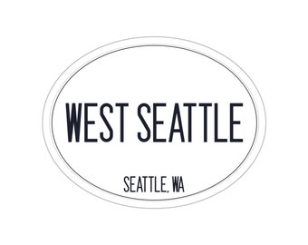 West Seattle Sticker - Etsy