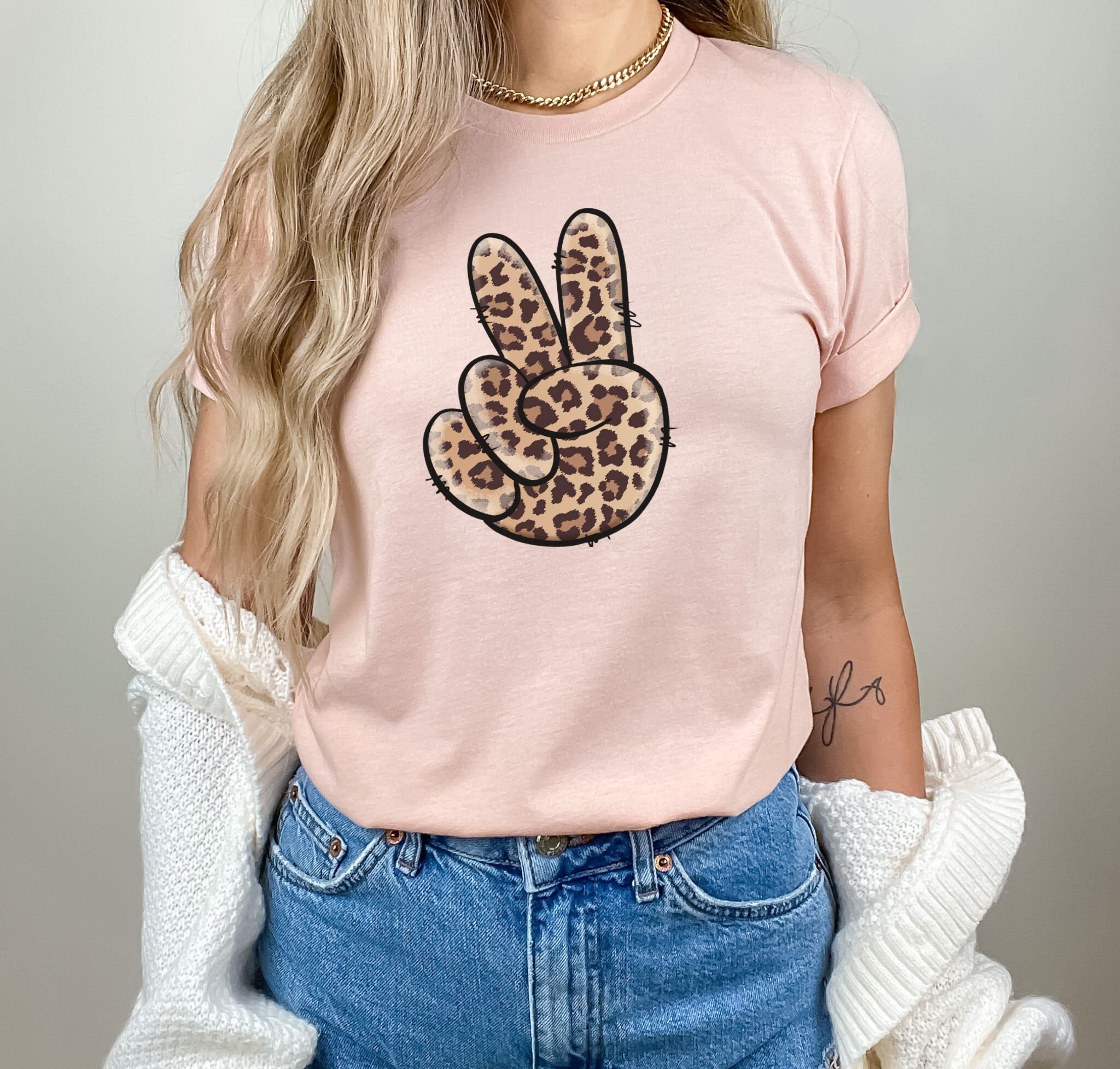 Leopard Peace Sign, Vintage Peace Sign, Peace Fingers, Peace Hand ...