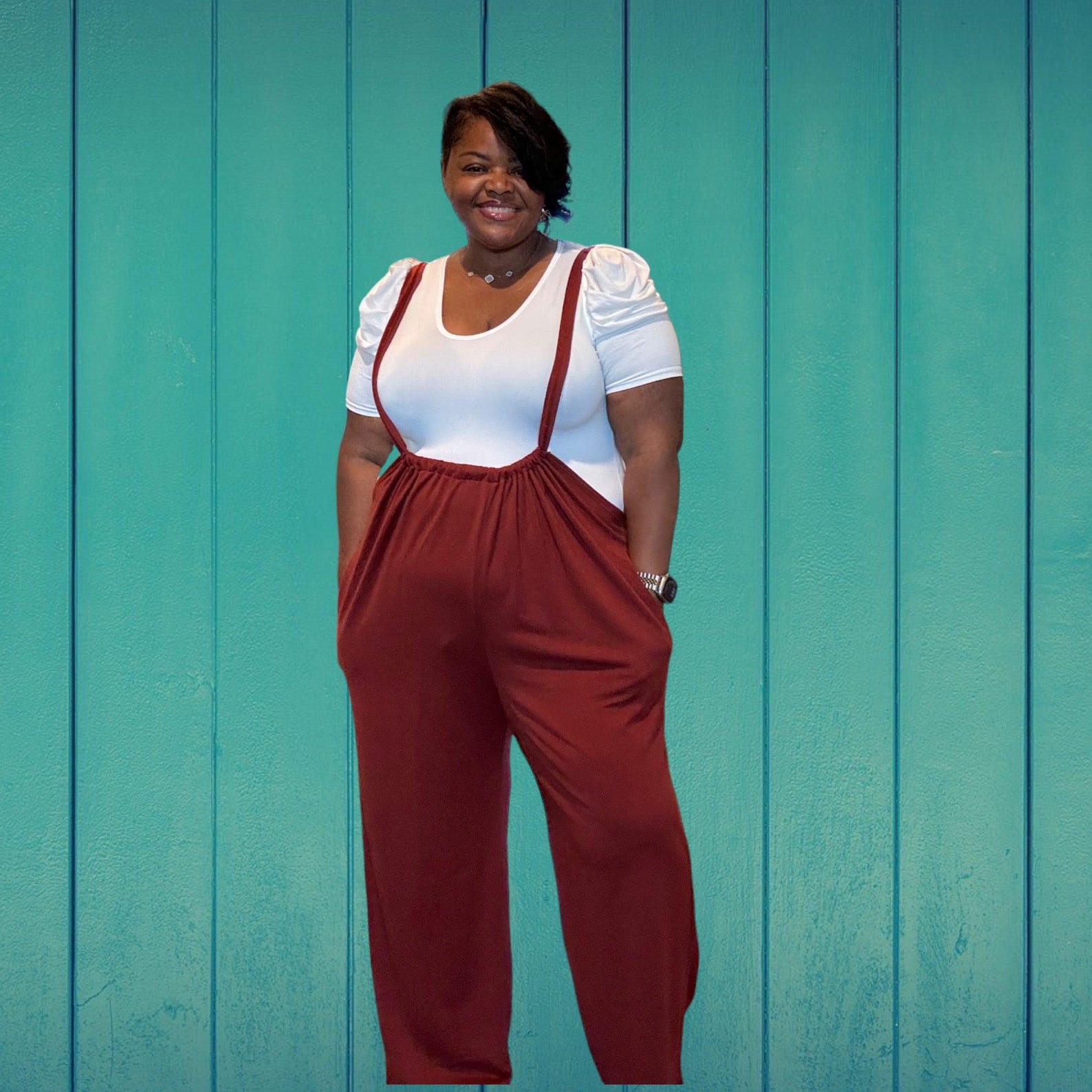 Plus Size Boho Chic Wide Leg Suspender Pants - Etsy