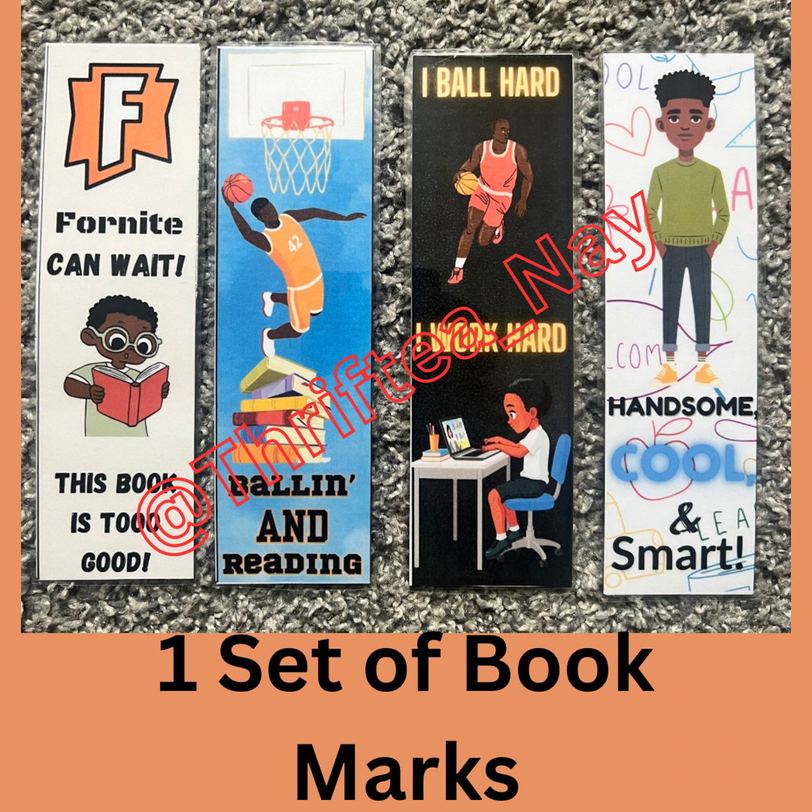 African American, Black Boy, Book Marks, Children Book Marks, Reading ...