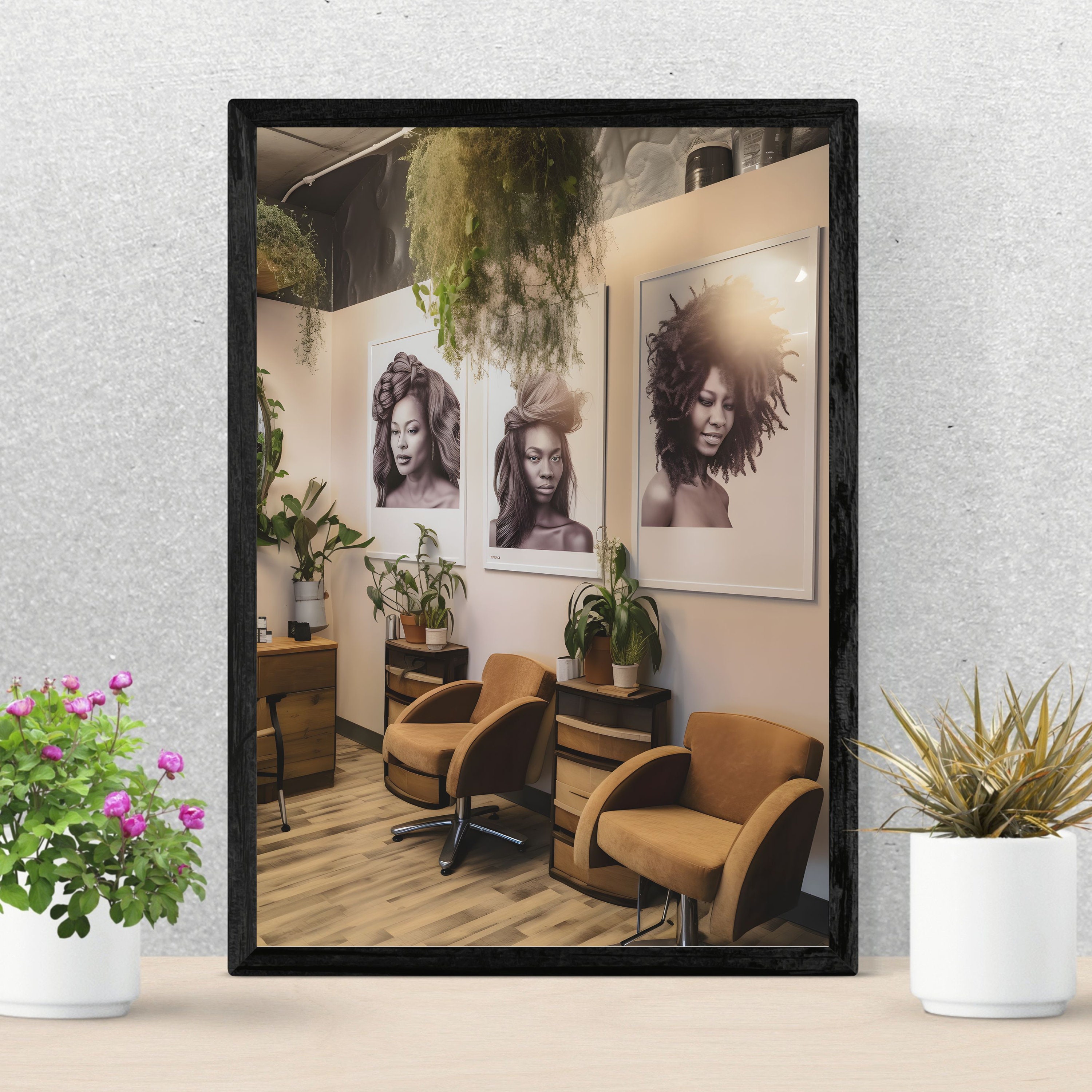 Modern Salon Decor Hair Salon Decor Nail Salon Decor Spa Decor Salon ...