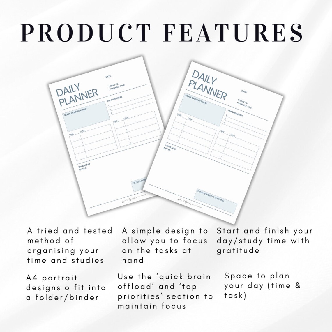 Study Resources Bundle | Blue | A4 PRINTABLE | Study Supplies ...