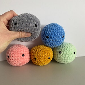 Handmade Super Soft Crochet Worry Balls Stressball Fidget . Fidget Toy ...