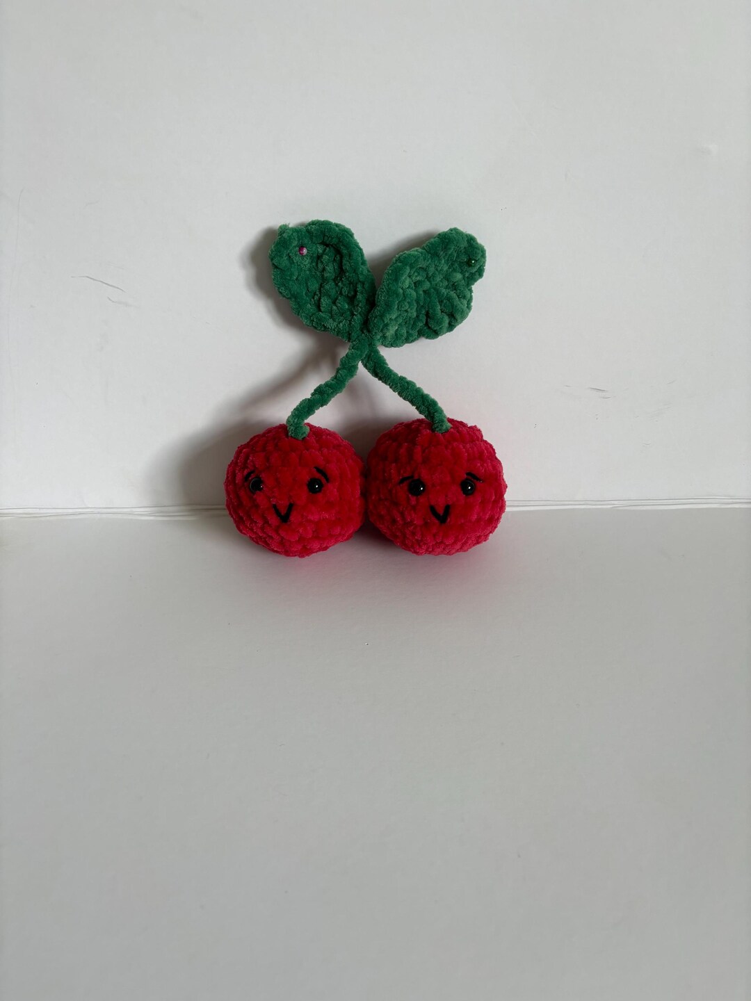Crochet Cherry Cherries Squishy Cute Handmade, Super Soft Crochet ...