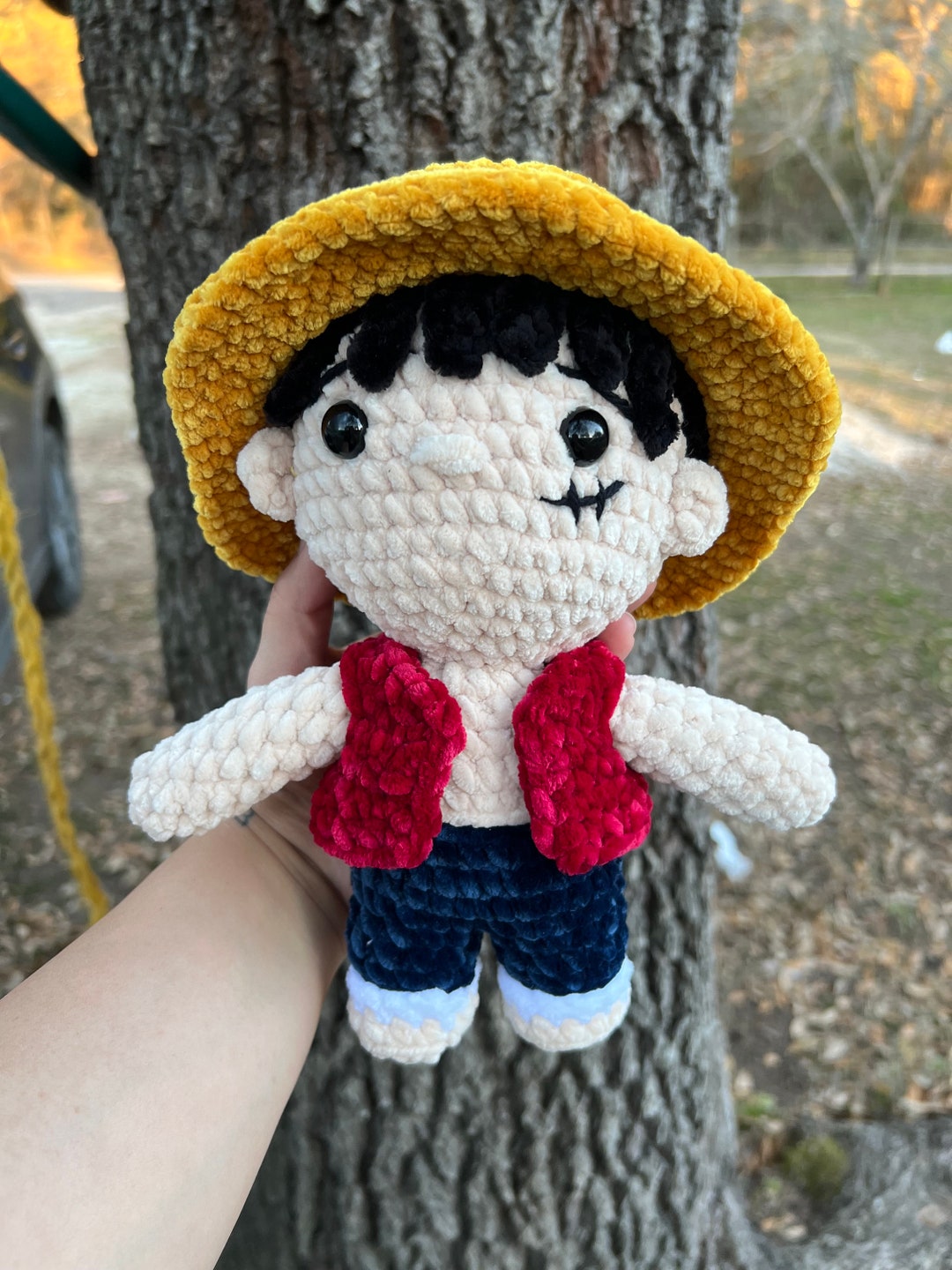 Crochet One Piece Monkey D Luffy - Etsy