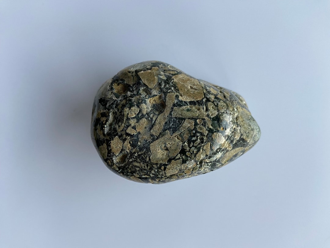 Dallasite Breccia Tumbled Stone - Rare Vancouver Island - Etsy