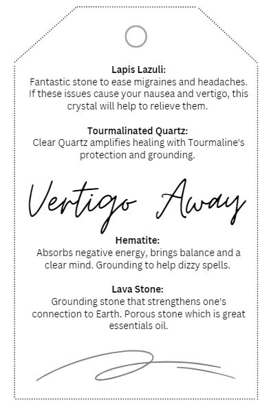 Vertigo Away Healing Harmony Crystal Beaded Bracelets - Etsy