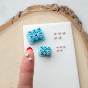 Mini and Micro Heart Clay Cutter | Polymer Clay Valentines Day Heart ...