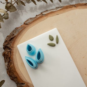 Tiny Leaves Clay Cutter Set Polymer Clay Micro Cutters for - Etsy