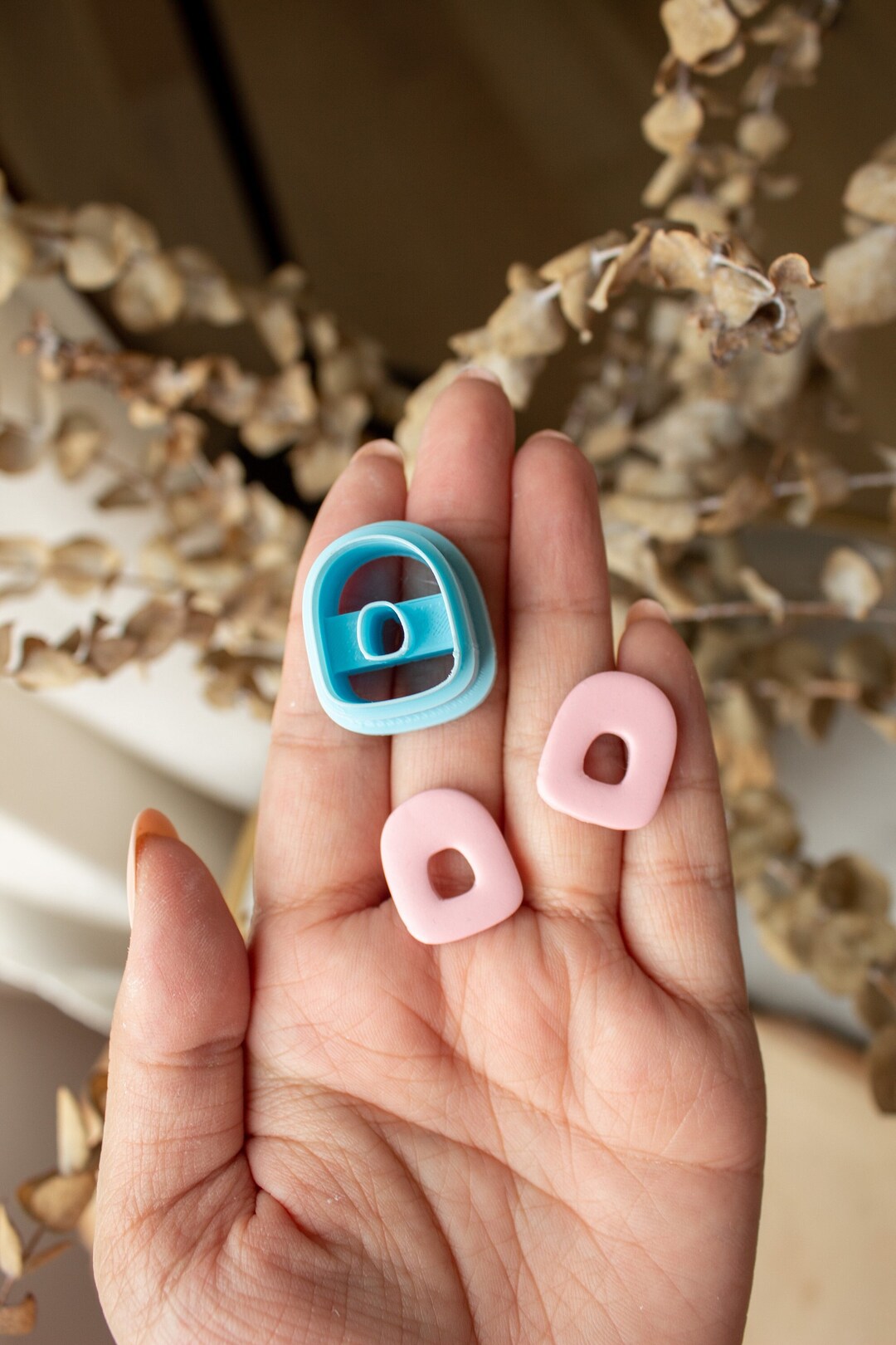 Small Organic Arch Donut Dangle | Polymer Clay Cutter Donut Mini Dangle ...