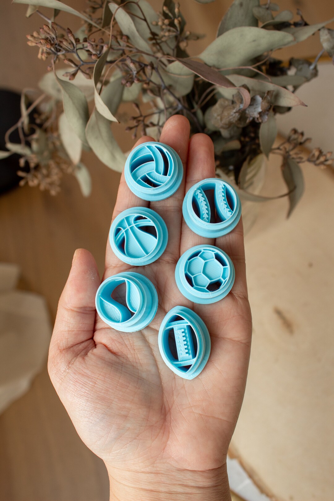 Sports Clay Cutter Set | Baseball Football Tennis Ball Soccer Ball ...