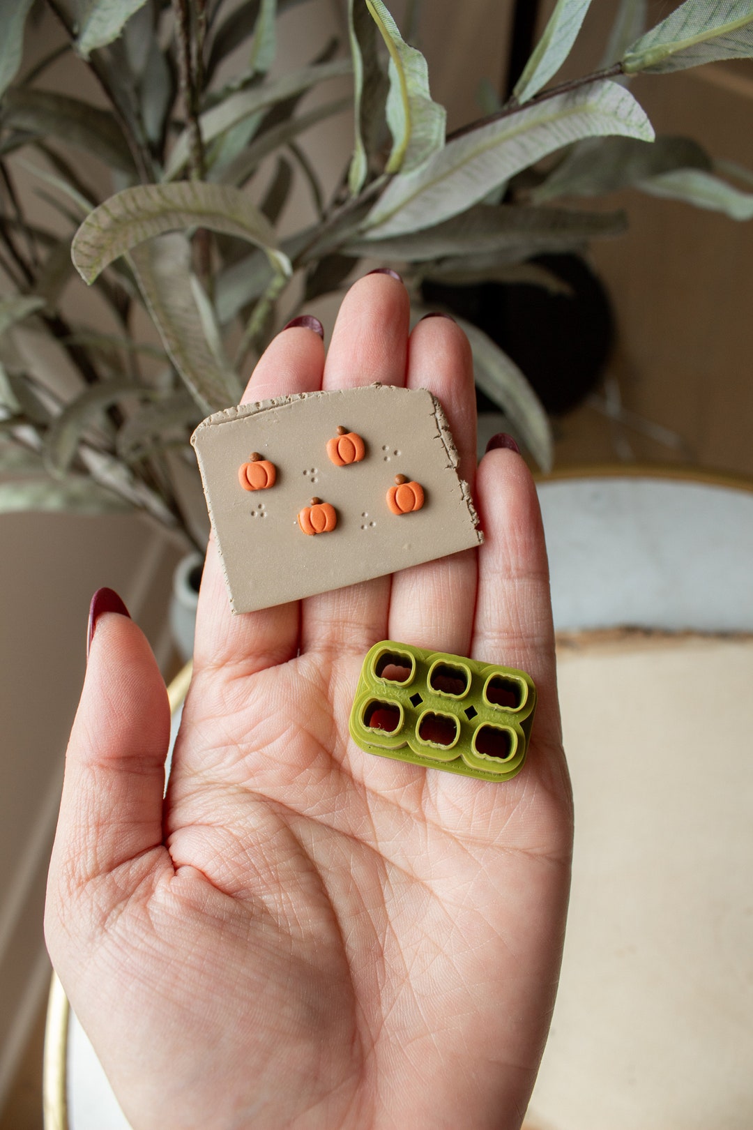 Pumpkin Micro Cutter | Fall Clay Cutters, Tiny Pumpkin Outline, Polymer ...