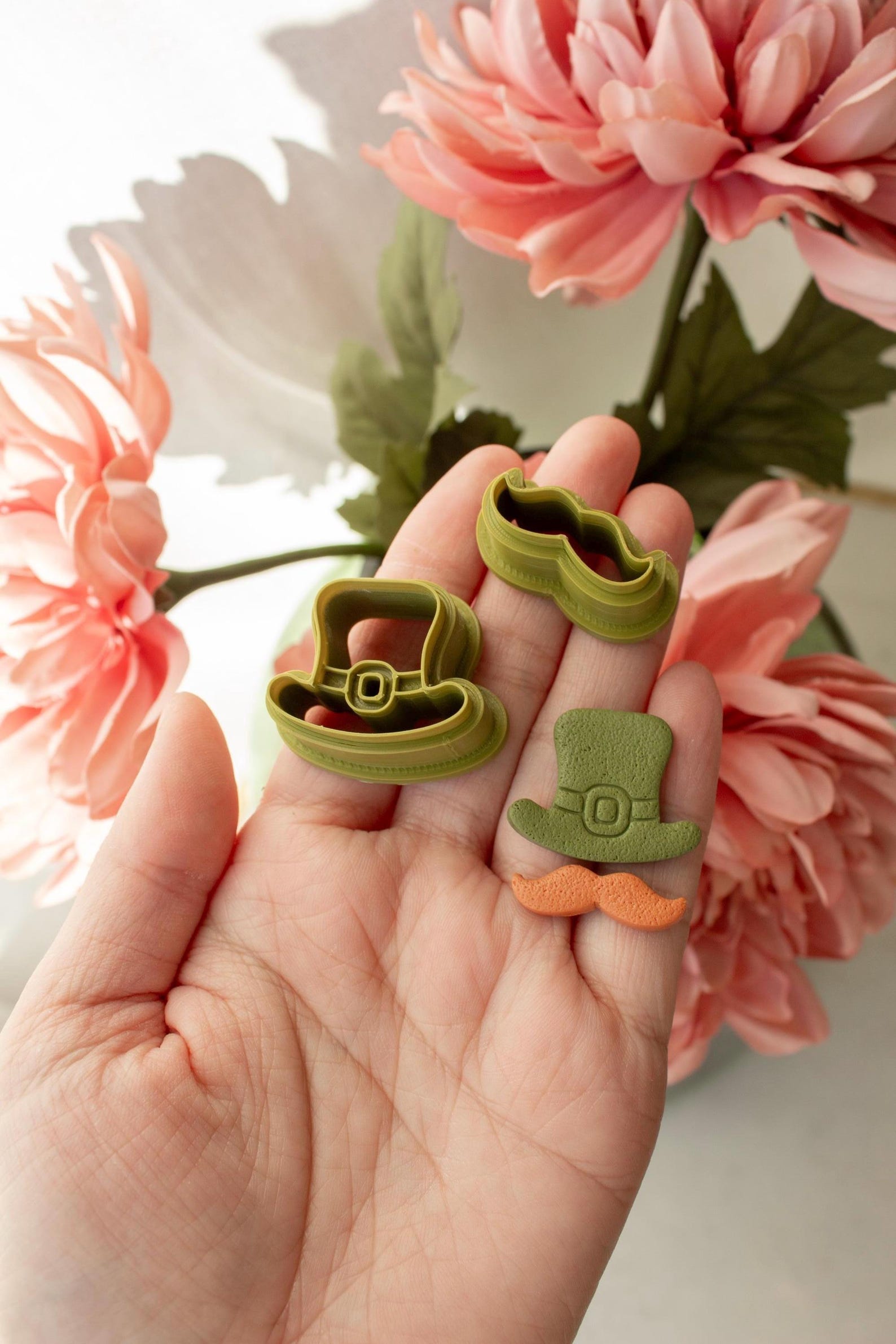 Leprechaun Hat Dangle Polymer Clay Set | St Pattys St Patricks Day ...