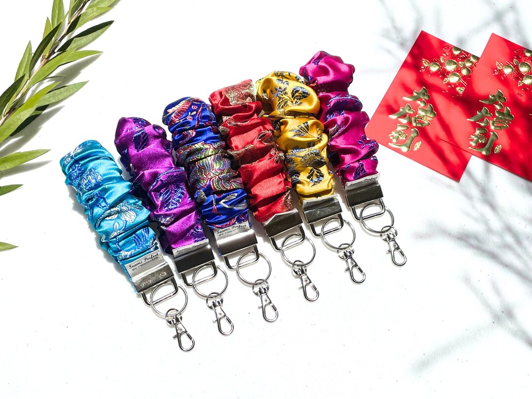 Chinese New Year Scrunchie Keychain Gifts for Her Lunar New Year ...
