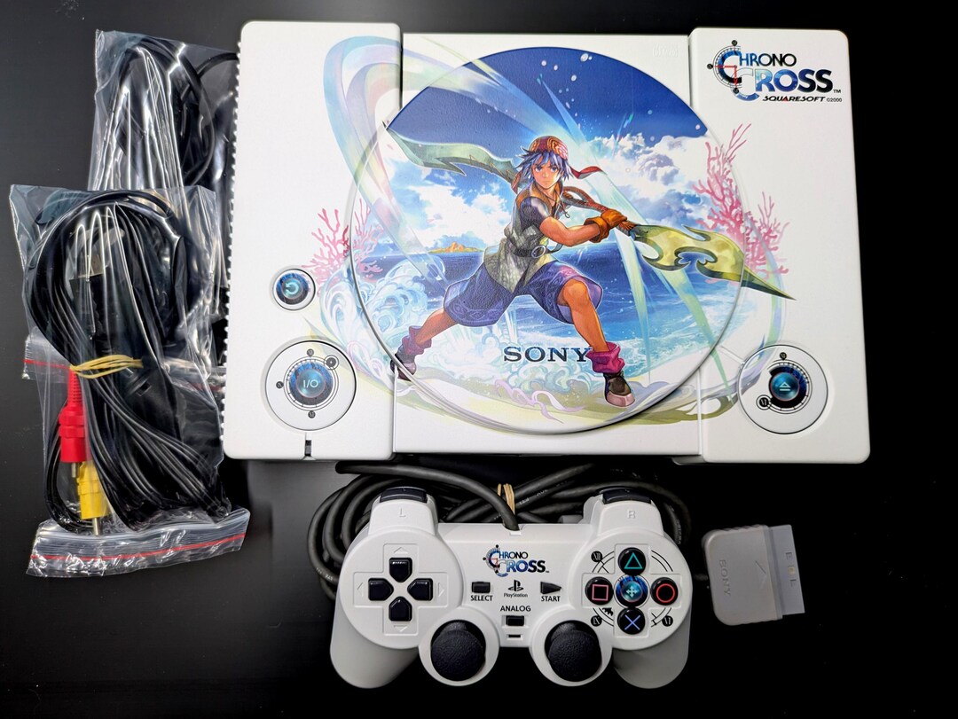 Playstation 1 - Chrono Cross (1999) Console & Dualshock Controller ...