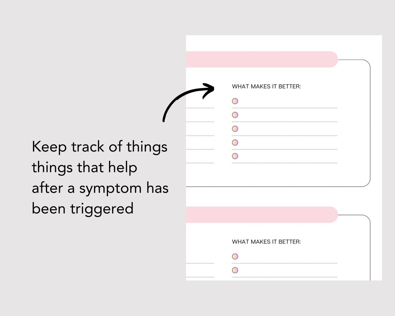 Symptom Tracker Printable Symptom Diary Symptom Trigger Log - Etsy Canada