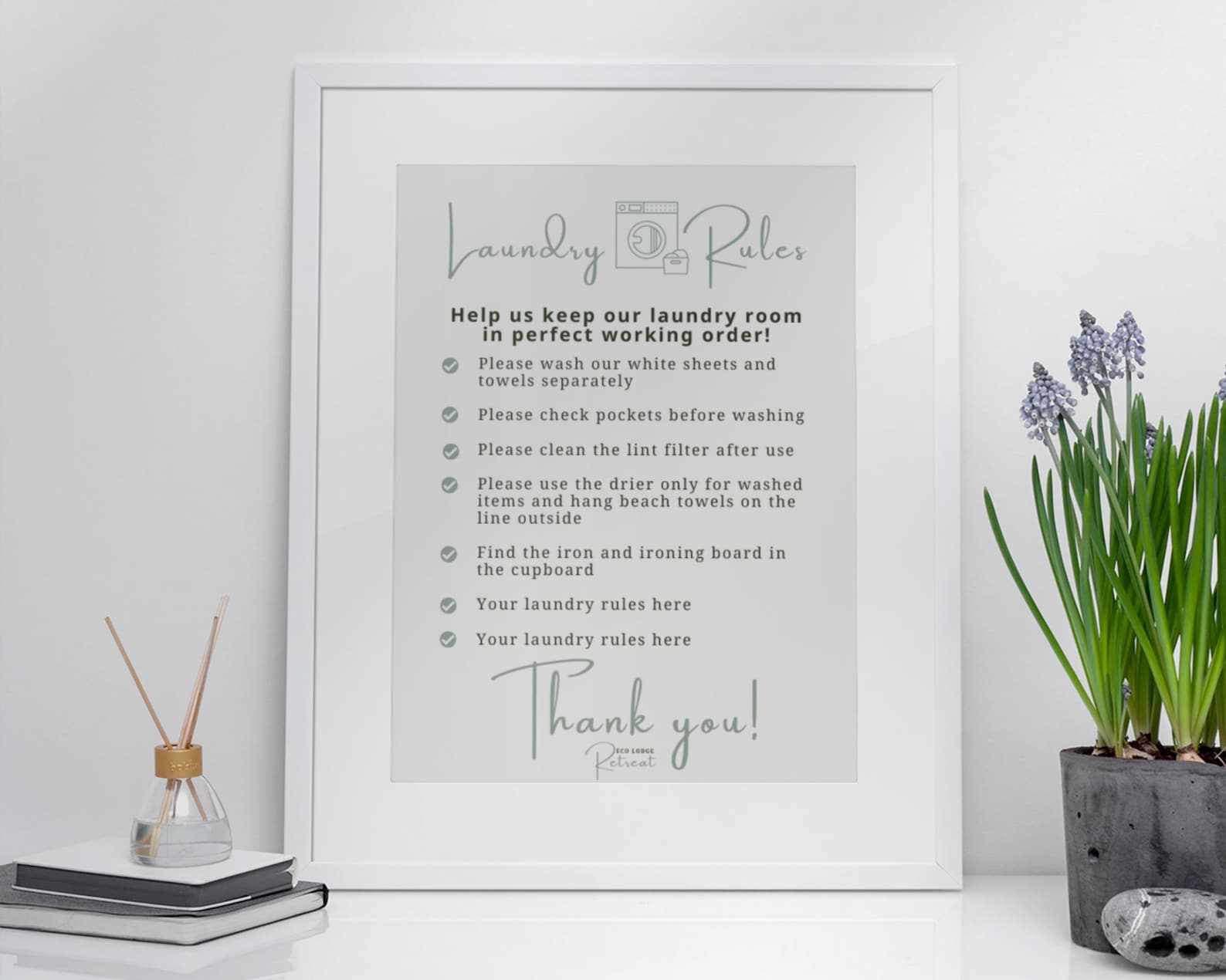 Airbnb House Rules Sign Editable Custom House Rules Canva Template ...