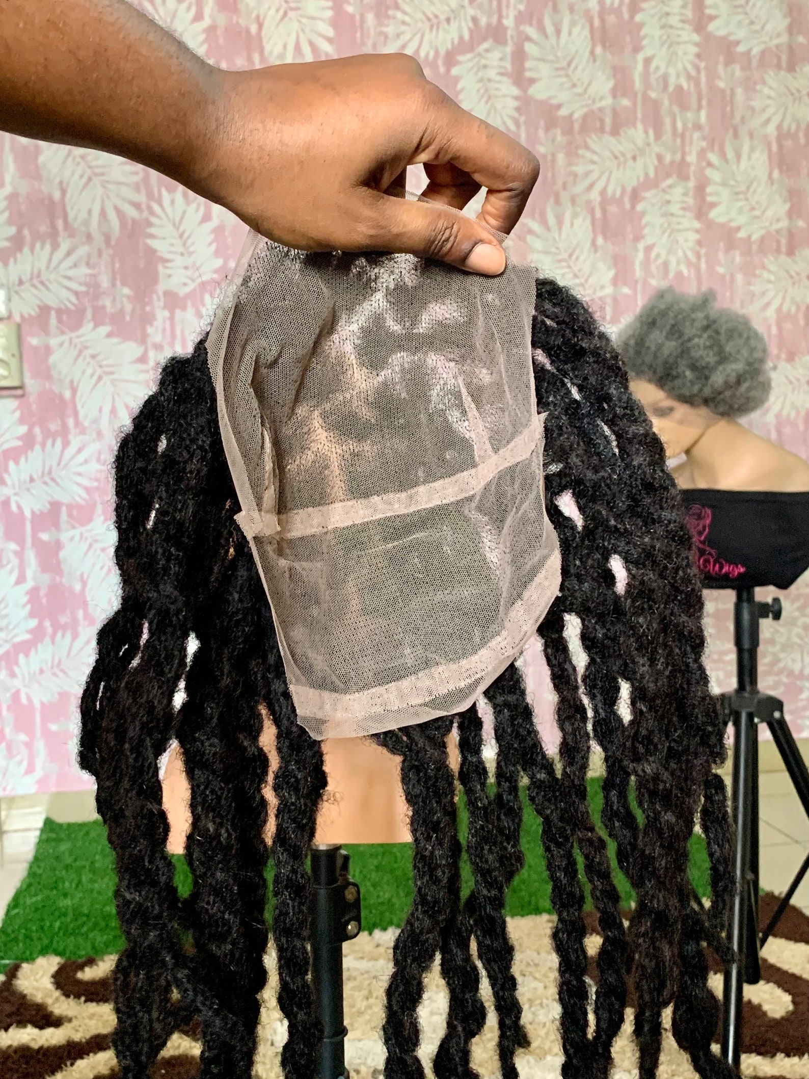 Toupee Dreads Wig, Human Hair Dreadlocks Toupee, 8x10 Toupee, 14 Inches ...