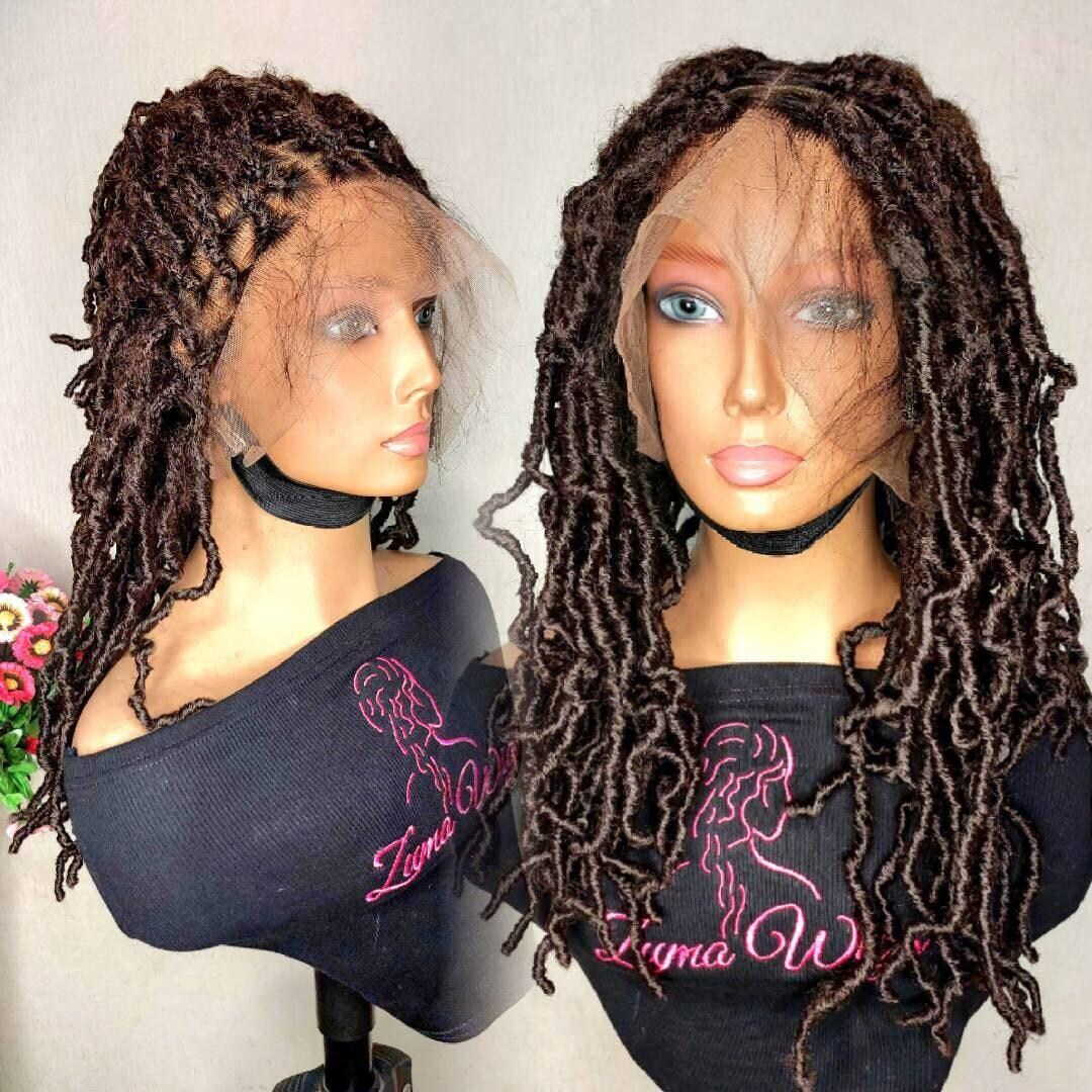 Full Lace Locs Wig 14" Locs Wig, Faux Locs - Etsy