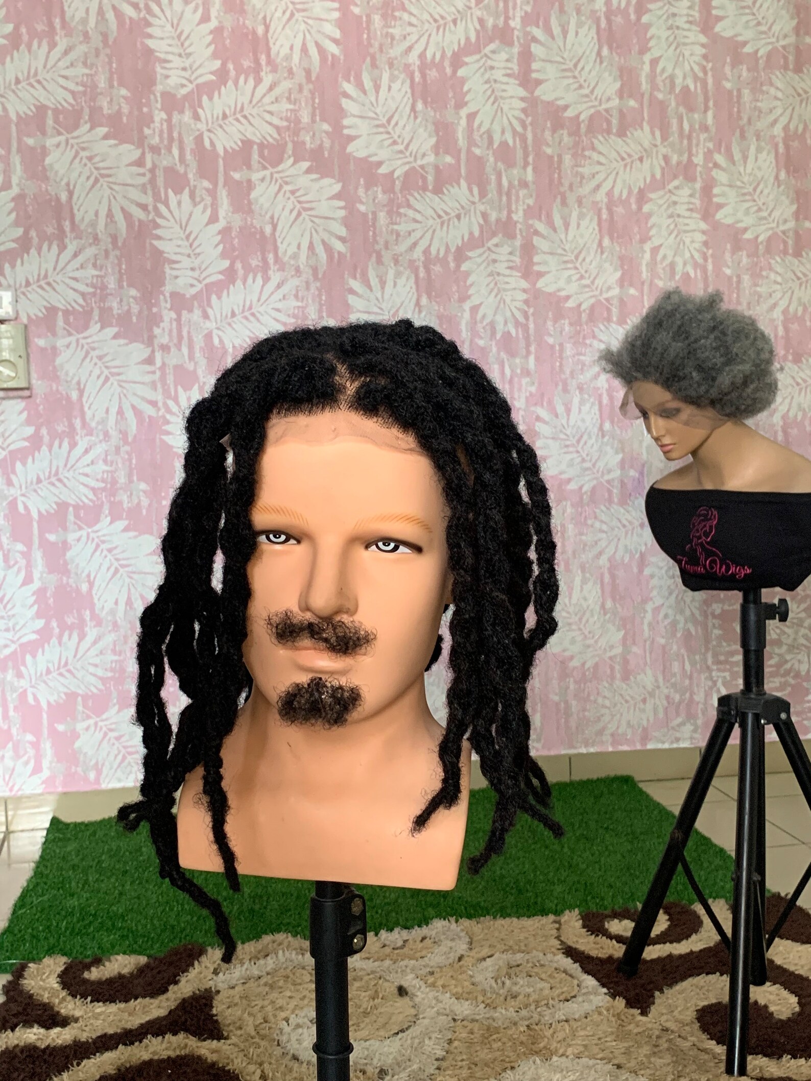 Toupee Dreads Wig, Human Hair Dreadlocks Toupee, 8x10 Toupee, 14 Inches ...