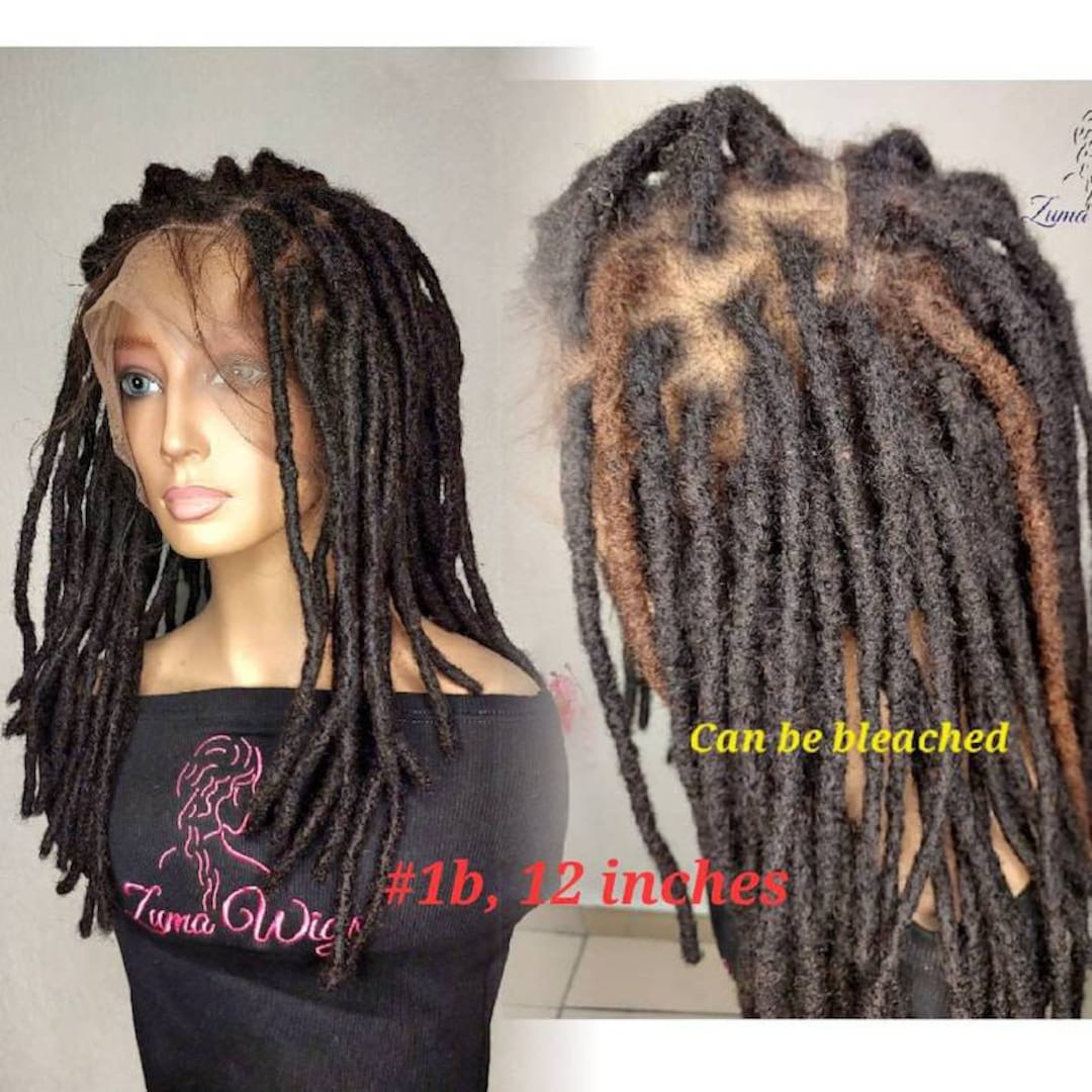 Human Hair Dreadlocks Wig Full Lace Dreadlocks Wig Custom Length Human Hair Kinky Base Etsy