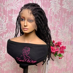 Gray Human Hair Dreadlocks Wig, Dark Gray Dreadlocks Wig, Gray Full ...
