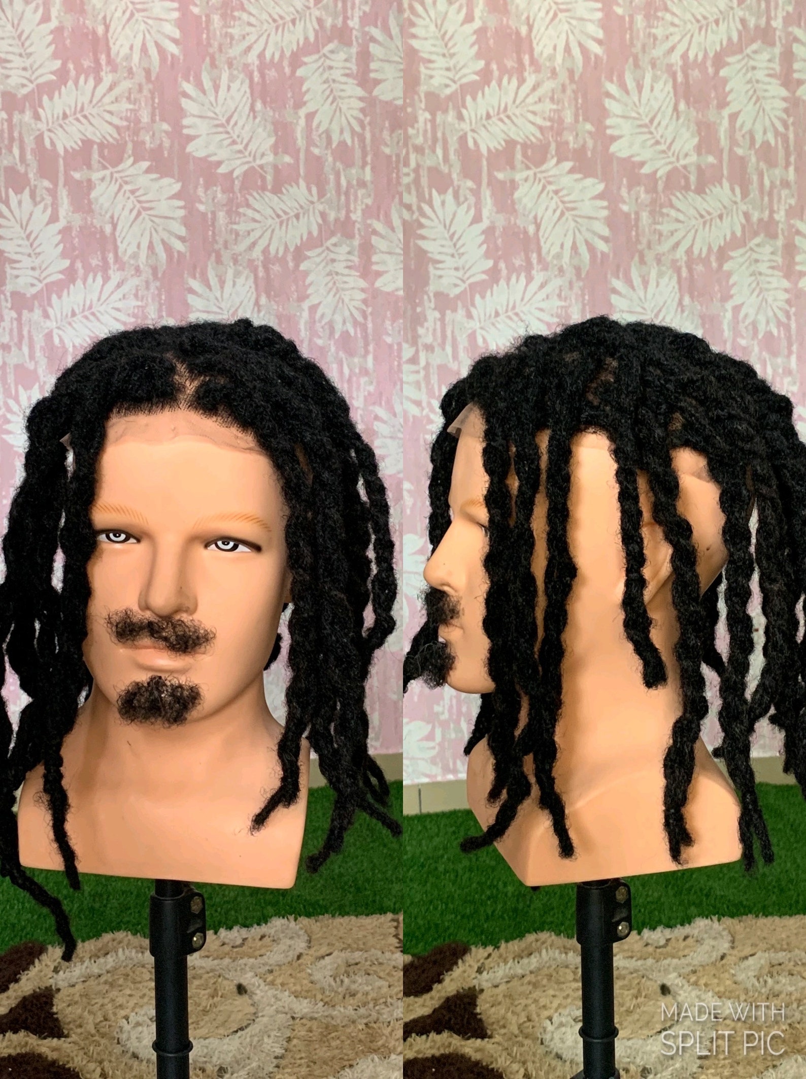 Toupee Dreads Wig, Human Hair Dreadlocks Toupee, 8x10 Toupee, 14 Inches ...