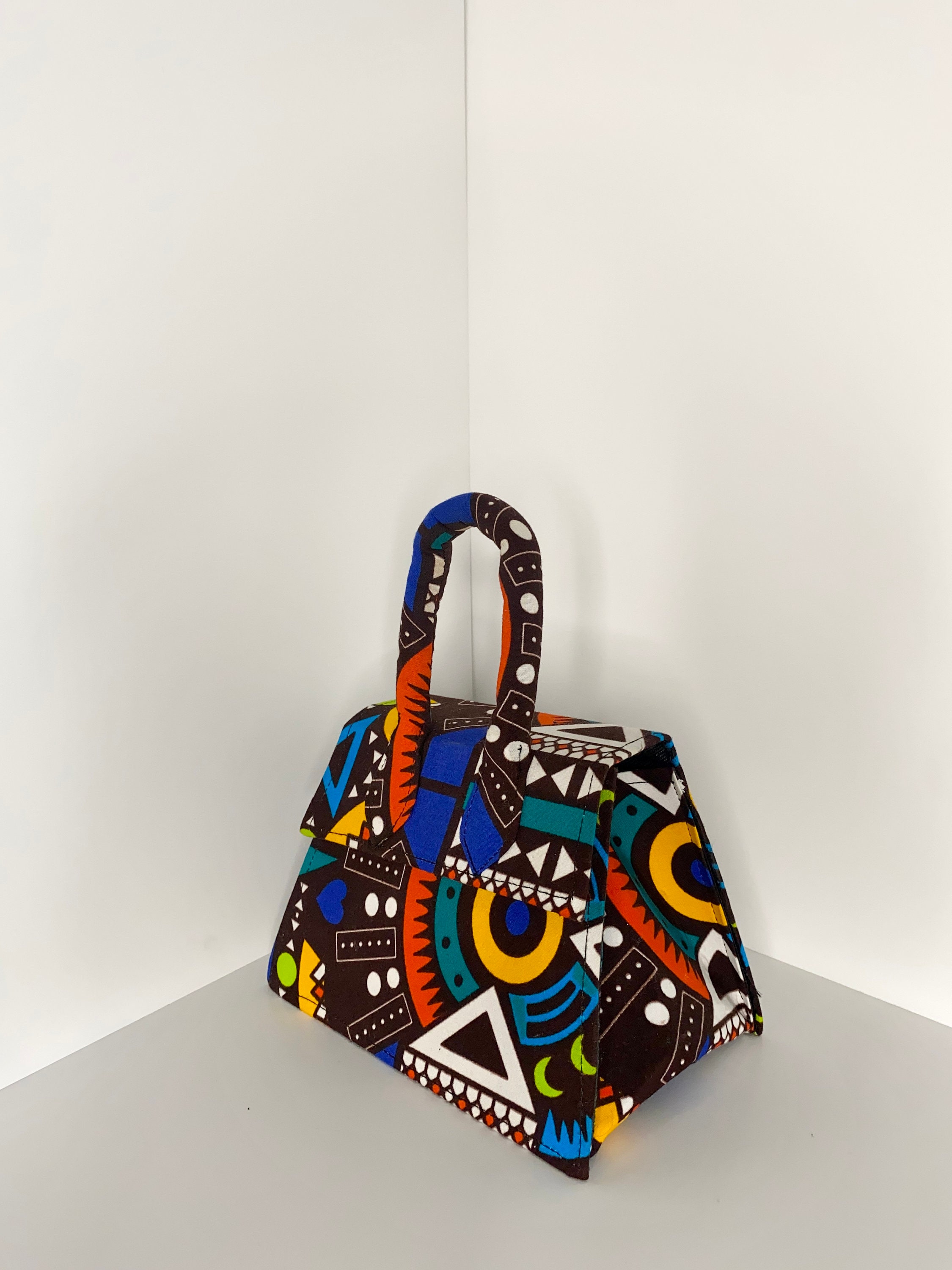 Handmade African Print Handbag - Etsy