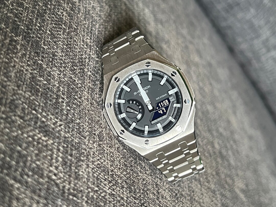 Casio G-shock Ga 2100 Custom / Casio Oak - Etsy