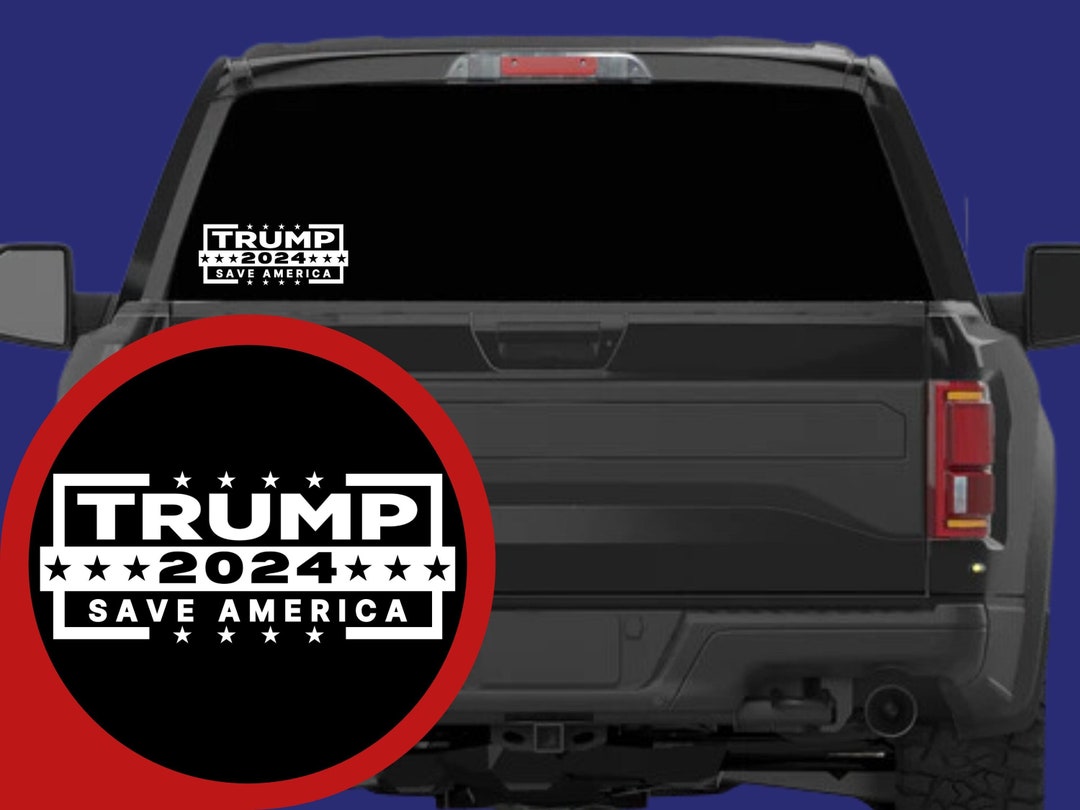 Trump 2024 Vinyl Decal: Auto Bumper Sticker - Etsy