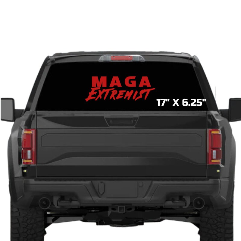 MAGA Extremist Window Decal ,auto Decal, Patriotic Decal, Bumper ...